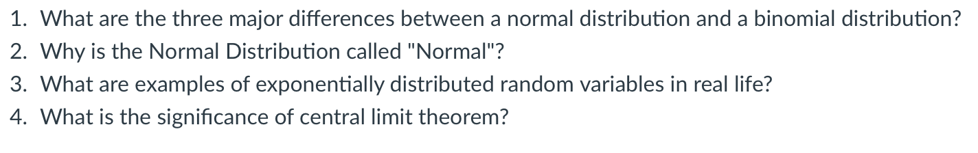 Solved 1. What are the three major differences between a | Chegg.com