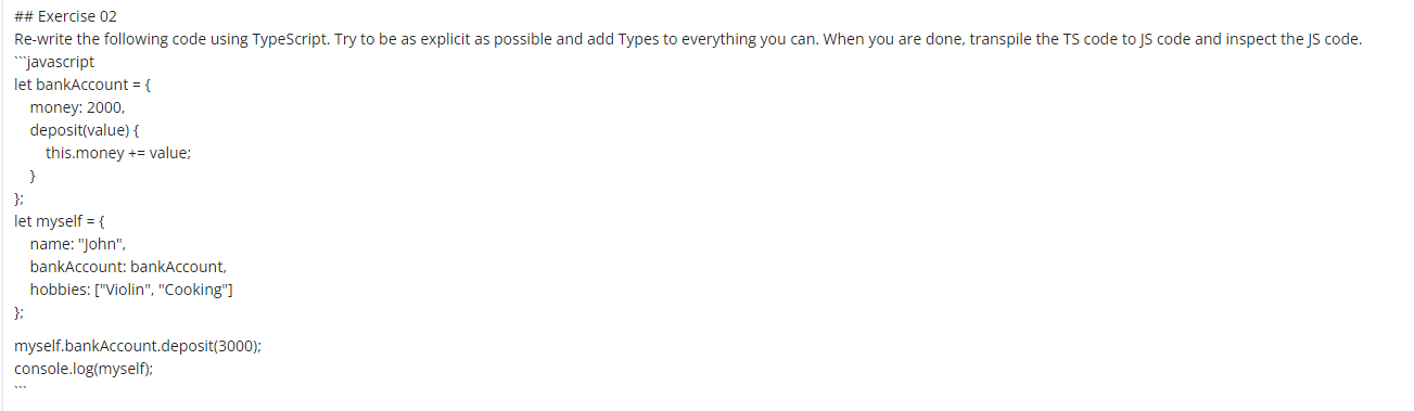 Solved ## Exercise 02 Re-write the following code using | Chegg.com