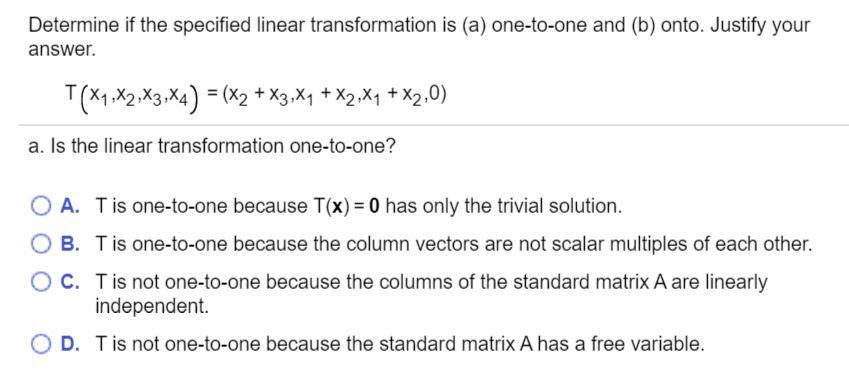 Solved Assume that T is a linear transformation. Find the | Chegg.com