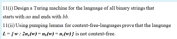 Solved Using pumping lemma for context-free-languages prove | Chegg.com