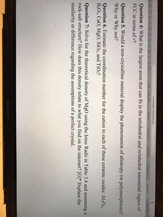 0 Question 4: What is the largest atom that can fit | Chegg.com