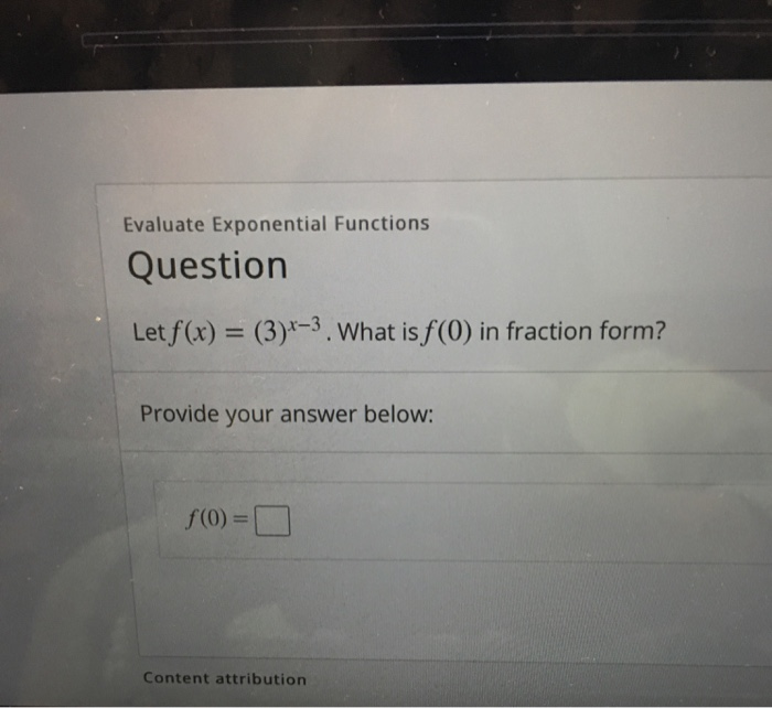 Solved Evaluate Exponential Functions Question Let f(x) | Chegg.com