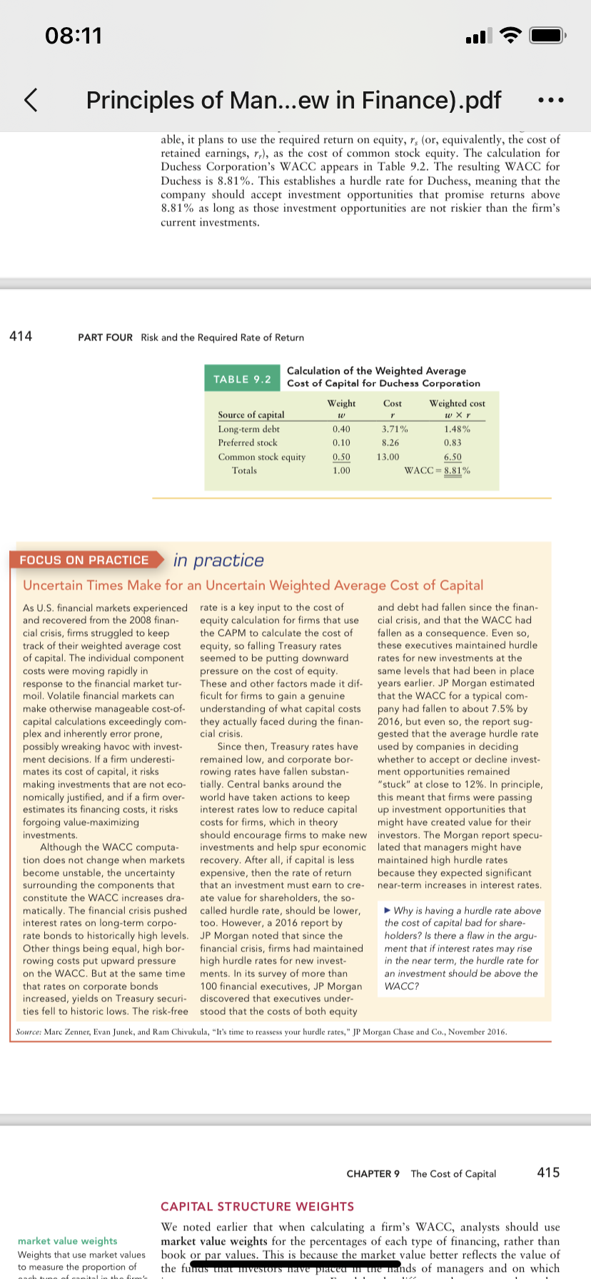 Solved By Word in page 414 at the part of in practice, | Chegg.com