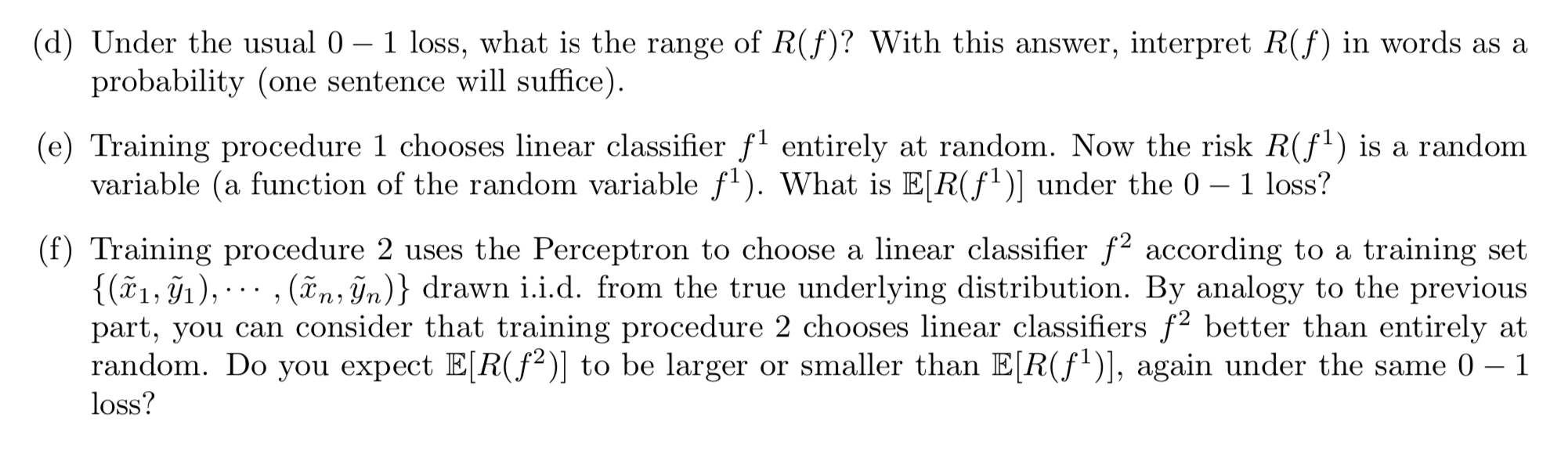 Solved Problem 2: Risk (20 points) The following questions | Chegg.com