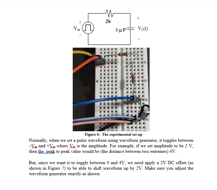 Solved Transient Response of RC Circuit Objective: Study the | Chegg.com Solved Transient Response of RC Circuit Objective: Study the | Chegg.com