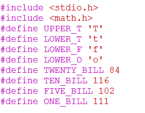 Solved Help with the correct code in C program.This is what | Chegg.com