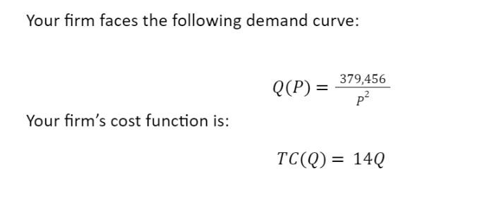 Solved A. (3 points) Calculate the inverse demand | Chegg.com
