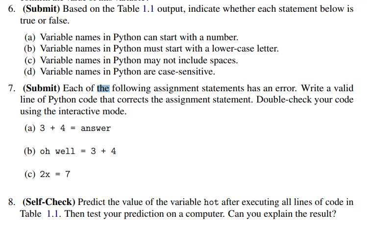 Solved Do not type anything yet! Read the questions first! | Chegg.com