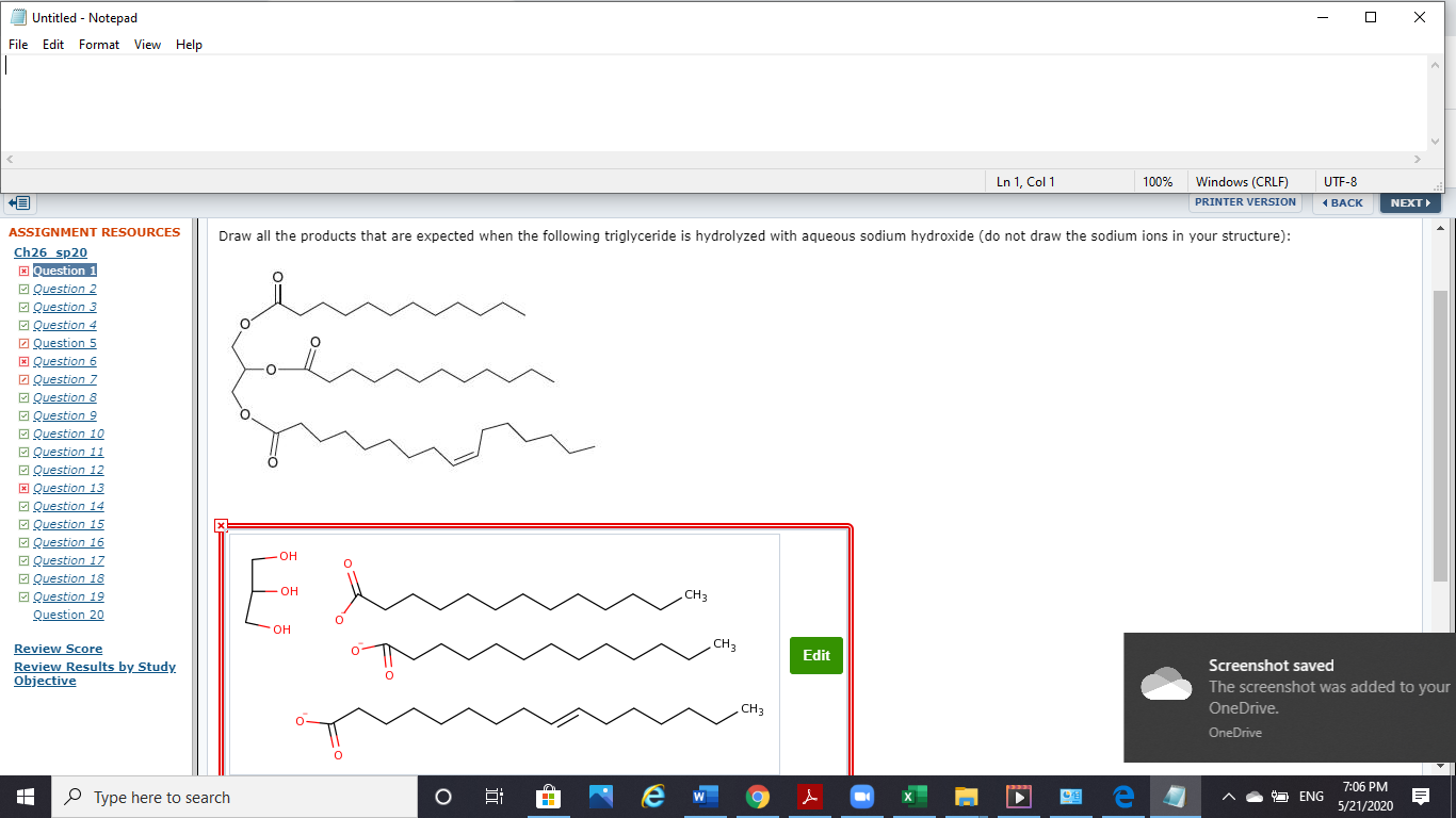 Solved Untitled - Notepad File Edit Format View Help Ln 1, | Chegg.com