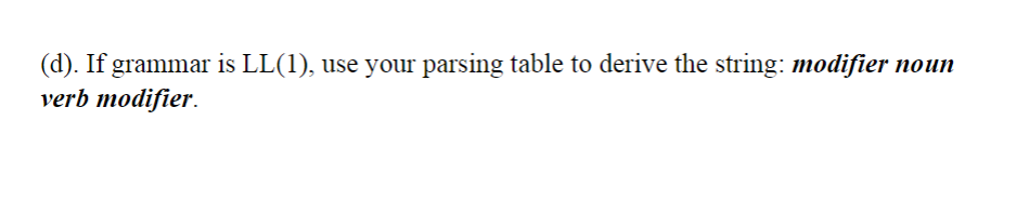 Solved 1. [25 points] Consider the following grammar, with | Chegg.com