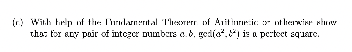 Solved (c) With help of the Fundamental Theorem of | Chegg.com