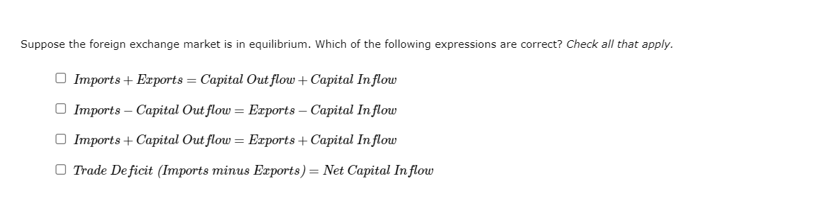 Solved The following graph shows the foreign exchange market | Chegg.com