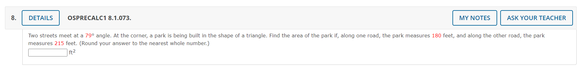 to B, rounded to the nearest whole meter? mmeasures | Chegg.com