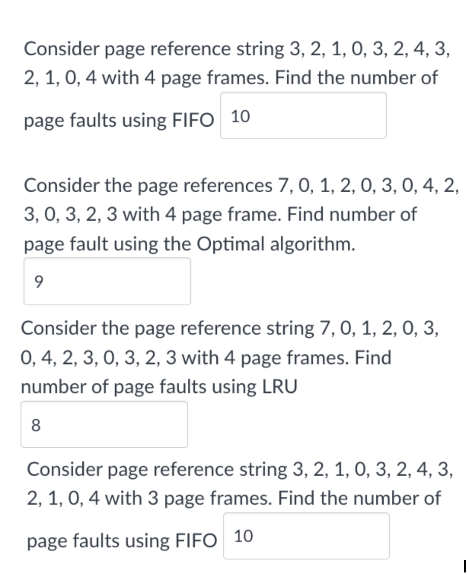 Solved Consider page reference string | Chegg.com