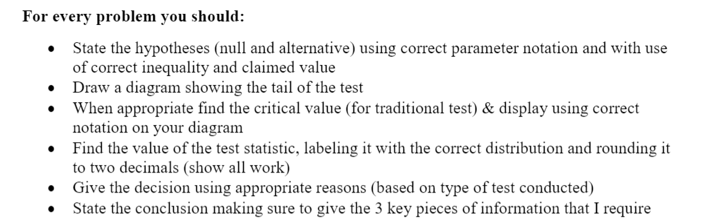 Solved Use a traditional test to test the following claims | Chegg.com