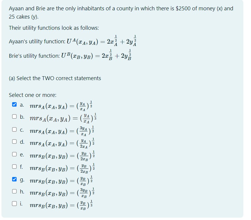 Solved Select the THREE equation(s) that correctly represent | Chegg.com