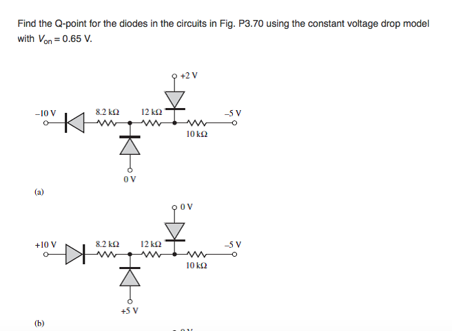 Solved How do i know if the diodes are on or off? | Chegg.com
