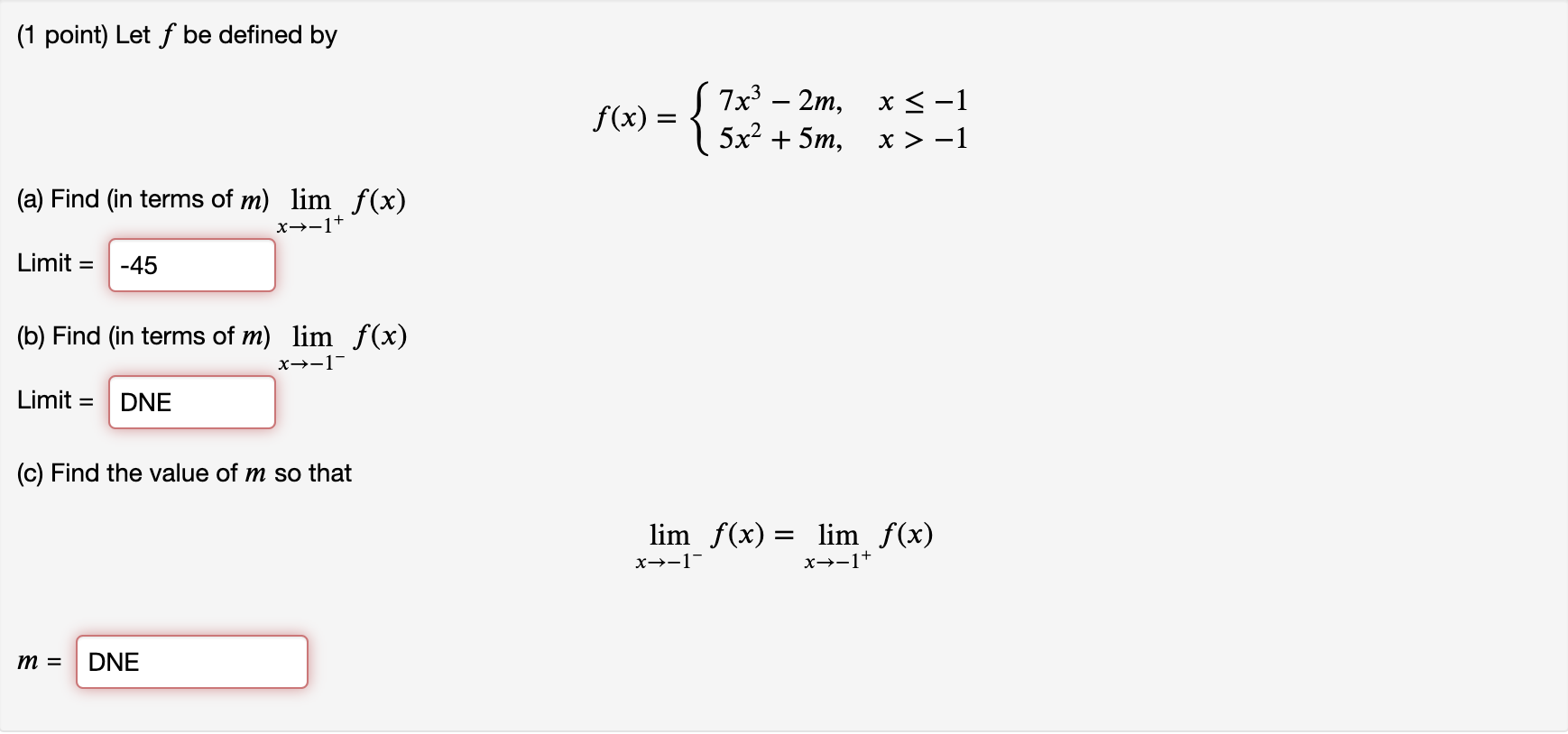 Solved 1 Point The Signum Or Sign Function Denoted By