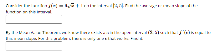 Solved Consider the function f(x)=9x2+1 ﻿on the interval | Chegg.com