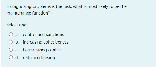 Solved If diagnosing problems is the task, what is most | Chegg.com