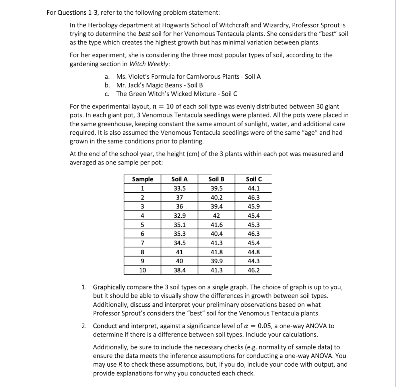 Solved Questions 1-3, refer to the following problem | Chegg.com