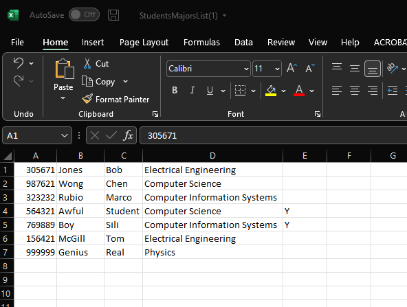Solved You will design a program that manages student | Chegg.com