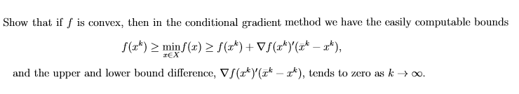 Solved Show that if f is convex, then in the conditional | Chegg.com