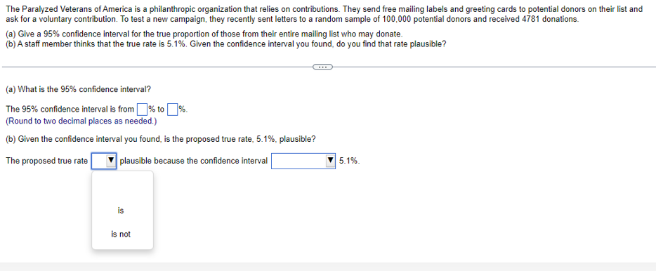 Solved The Paralyzed Veterans of America is a philanthropic | Chegg.com