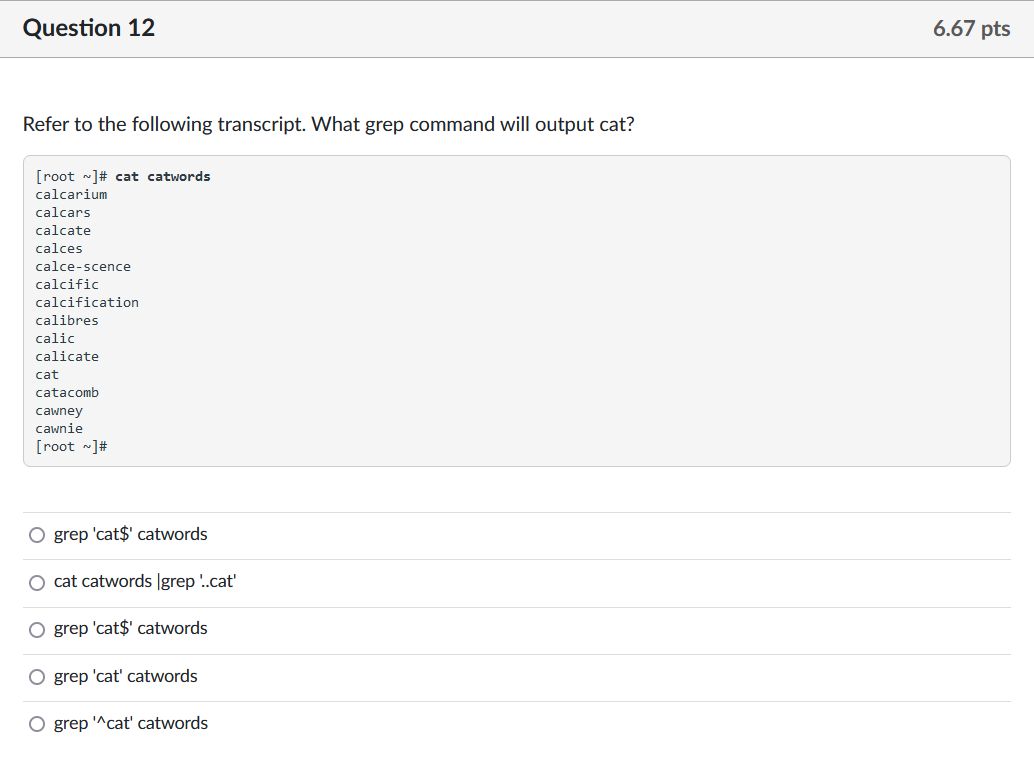 Solved Refer to the following transcript. What will be the | Chegg.com