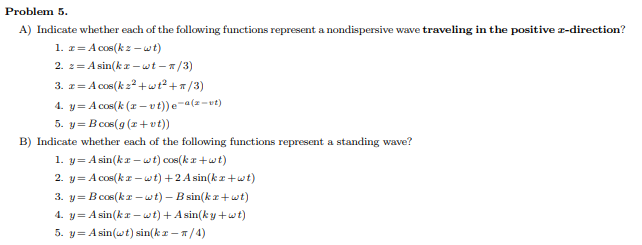 Solved A) Indicate whether each of the following functions | Chegg.com