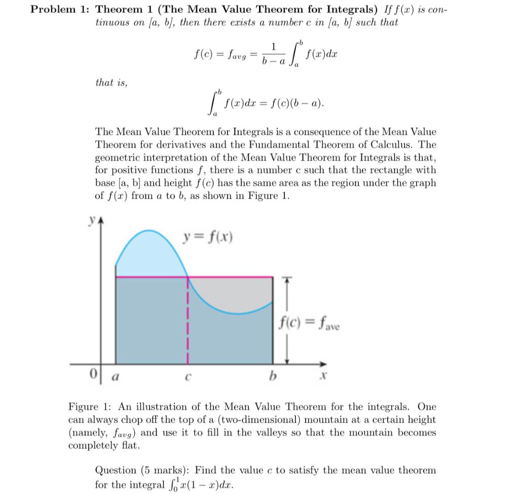 Solved Please answer with first year calculus II level | Chegg.com