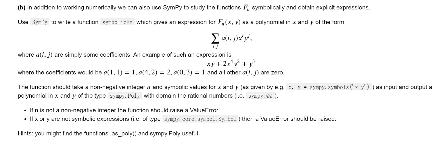 Solved The sequence of functions Fn(x, y) for (n > 0) is | Chegg.com