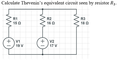 Solved Calculate Thevenin's equivalent circuit seen by | Chegg.com