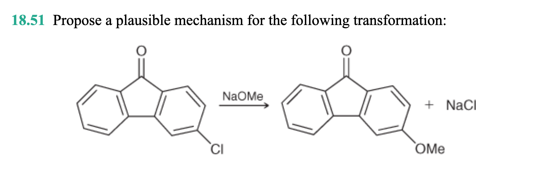 Solved 18.51 Propose a plausible mechanism for the following | Chegg.com