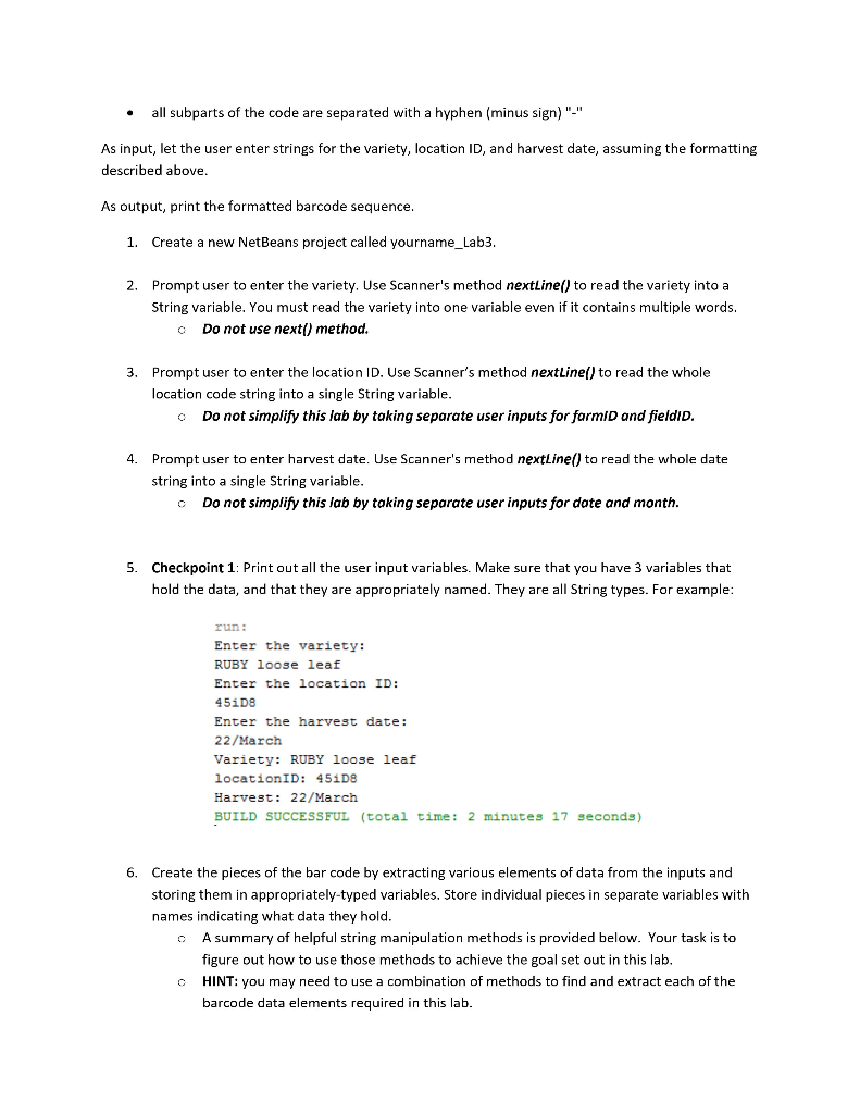 Solved ISM3230 In-class lab Module 3 - Working with Strings | Chegg.com