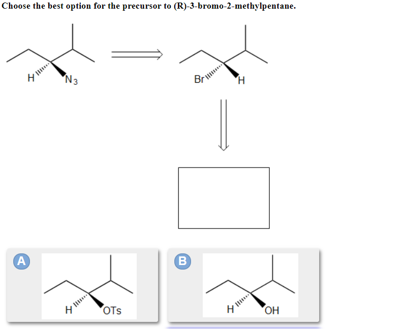 Solved Choose the best option for the precursor to | Chegg.com