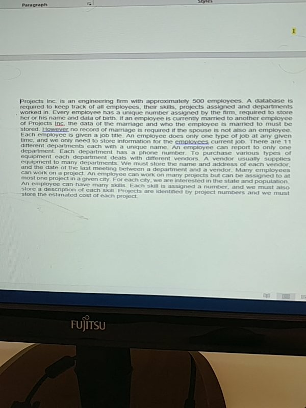 Solved Paragraph Projects Inc. is an engineering firm with | Chegg.com