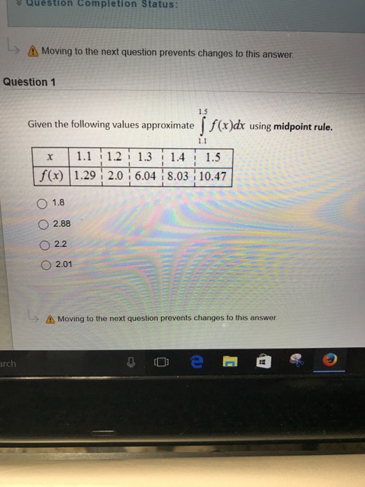 Solved Given the following values approximate | Chegg.com