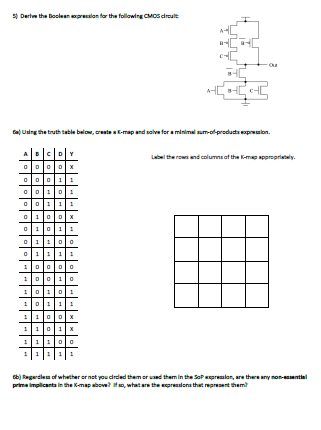 Solved 1a) Write the Boolean expression that this mixed | Chegg.com