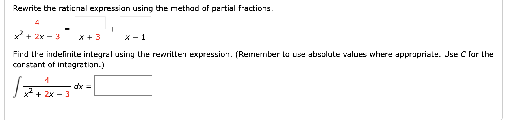 Solved Rewrite the rational expression using the method of | Chegg.com