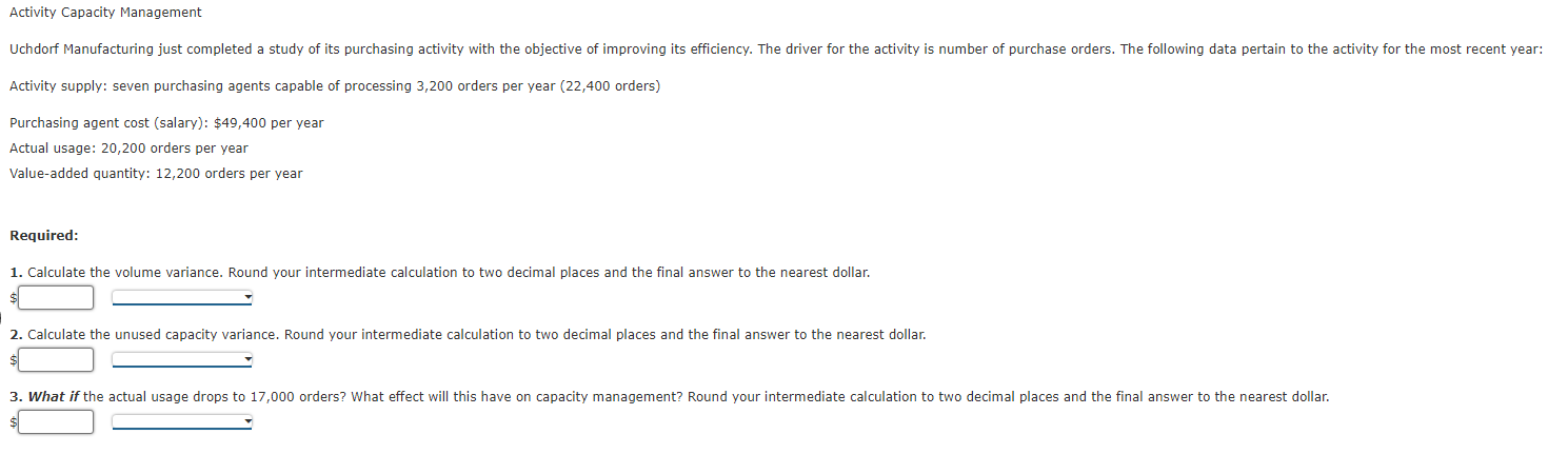 Solved Activity supply: seven purchasing agents capable of | Chegg.com