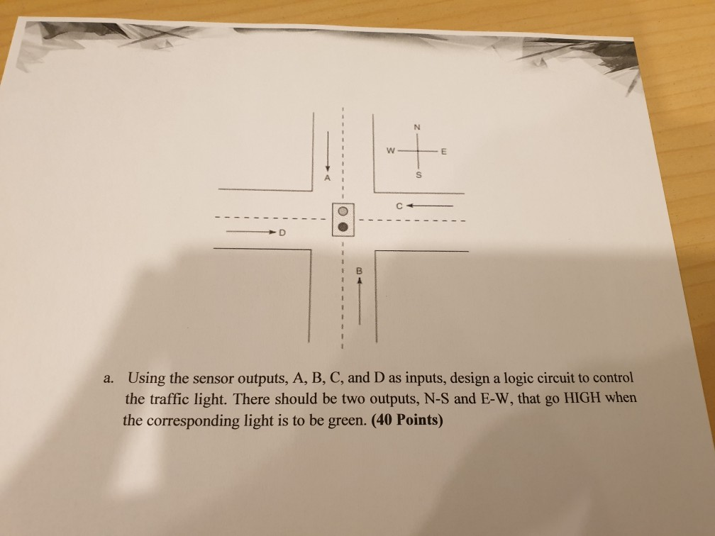 The figure below shows the intersection of a main | Chegg.com
