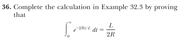 Solved 36. Complete the calculation in Example 32.3 by | Chegg.com