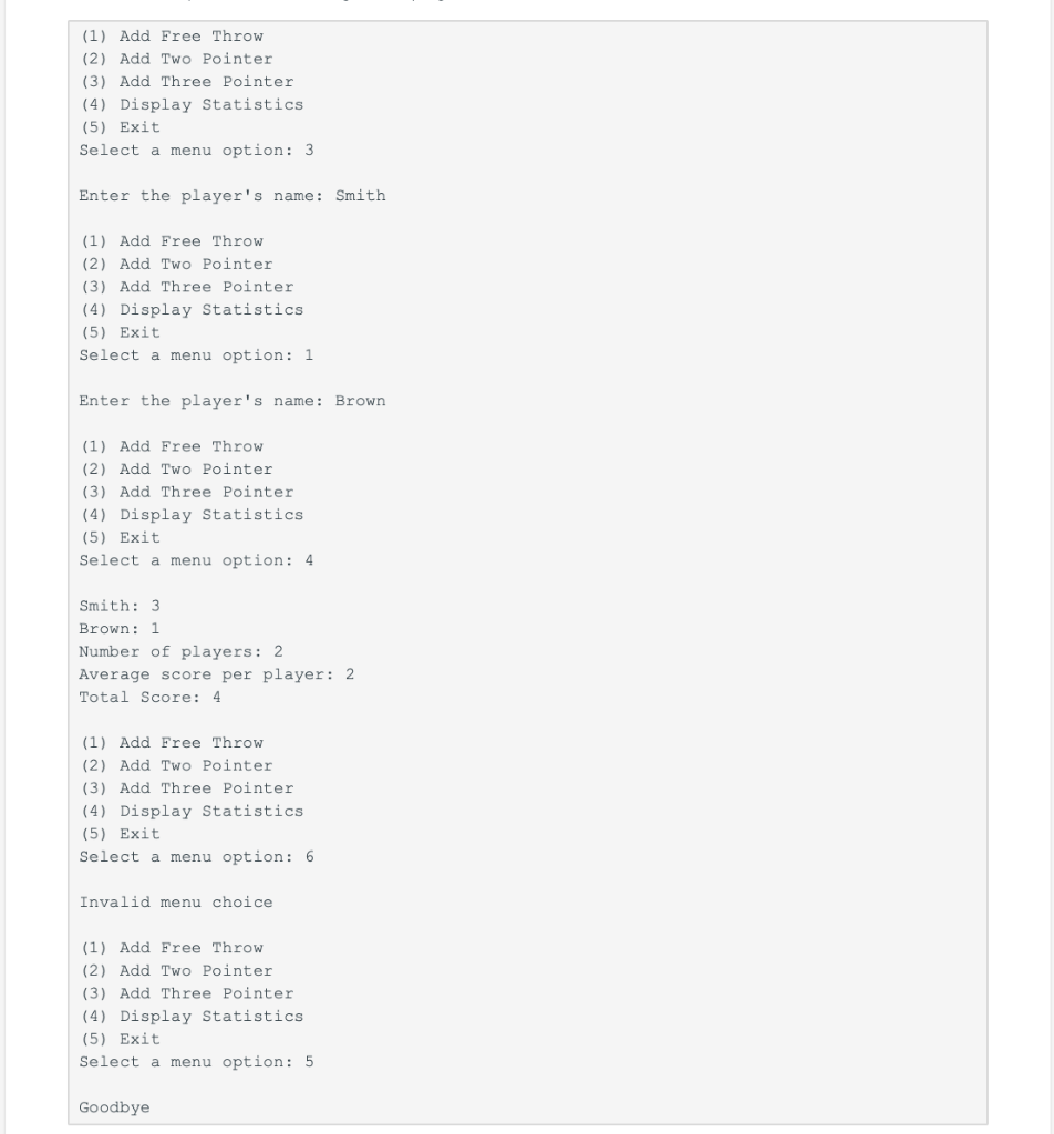 Solved 23.3 PROJECT 3: Using Dictionaries, Functions, | Chegg.com