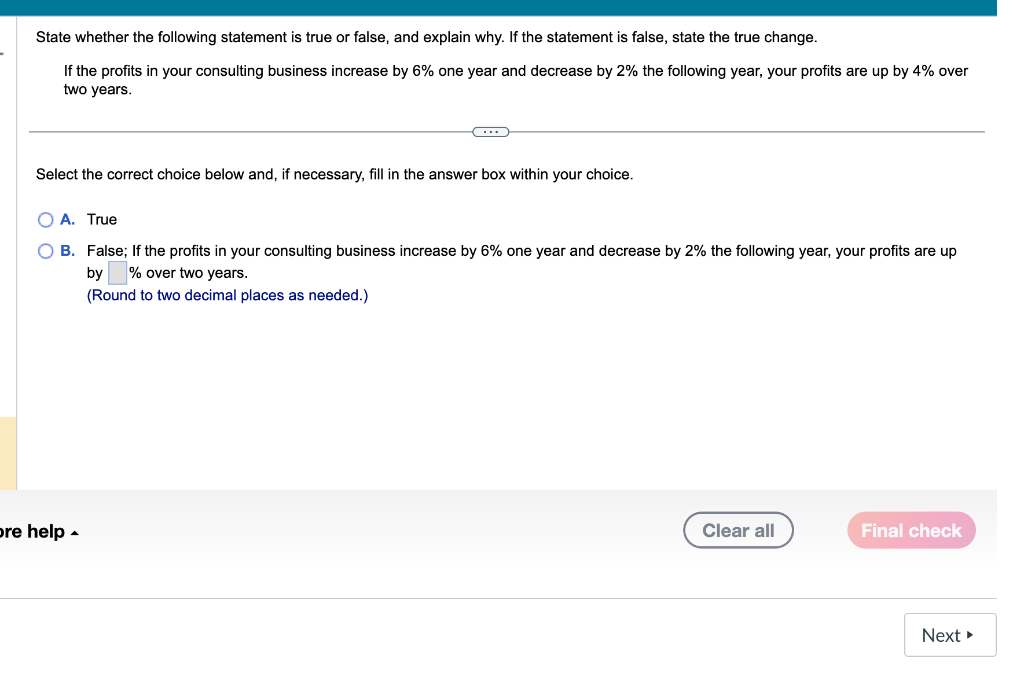 Solved If the profits in your consulting business increase | Chegg.com