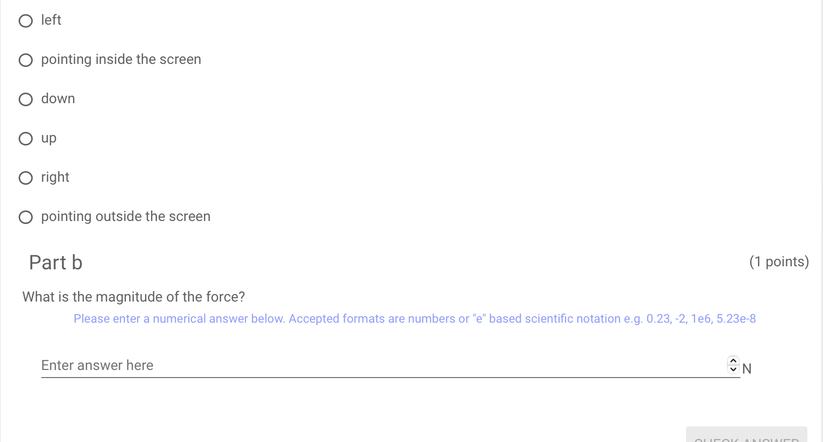 Solved A rectangular current loop is placed next to an | Chegg.com