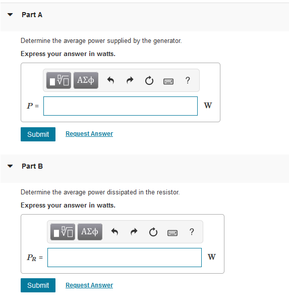 Solved In a series L-R-C circuit, the components have the | Chegg.com