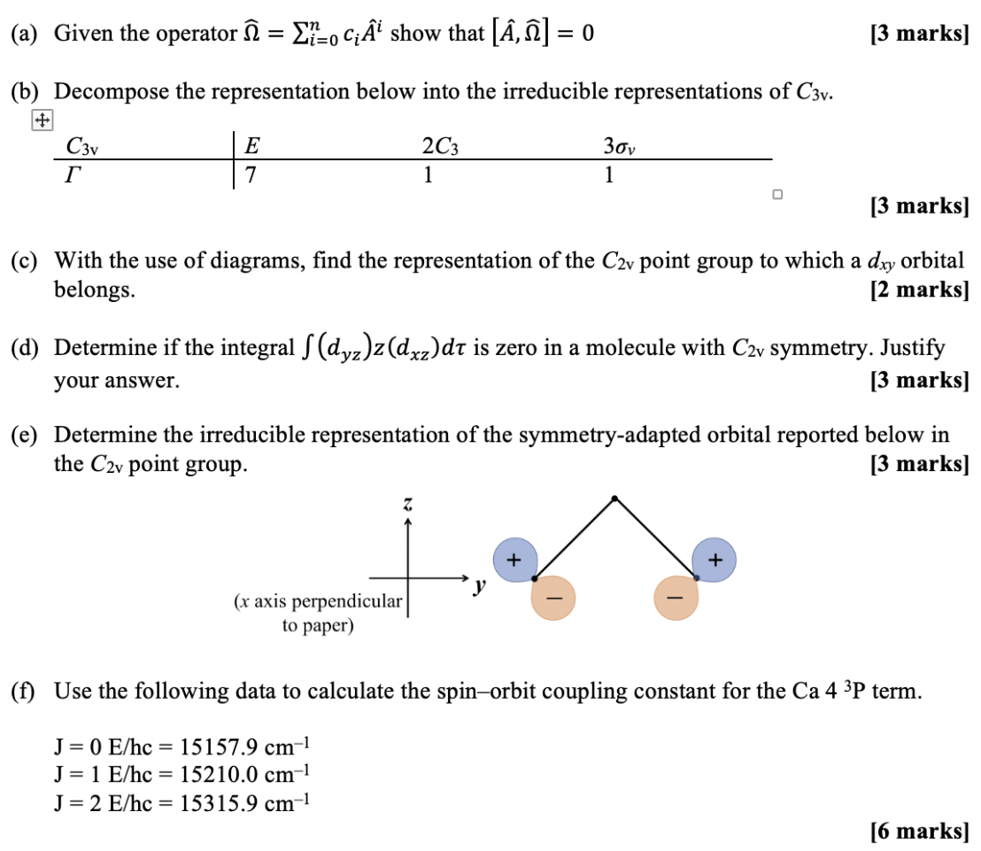 Solved (a) Given the operator în = 21=0C;Â show that [Â, ] = | Chegg.com