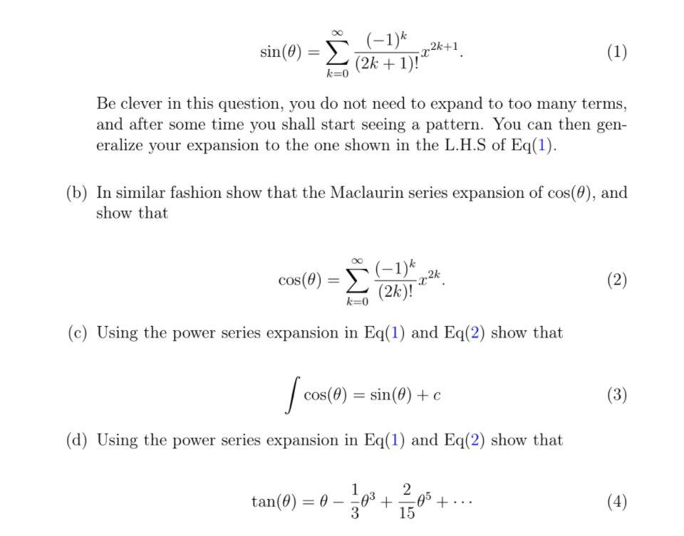 Solved 1. Using Taylor's theorem you can approximate | Chegg.com