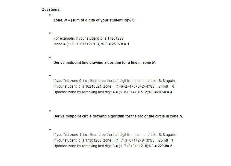 Solved Questions: Zone, N = (sum of digits of your student | Chegg.com